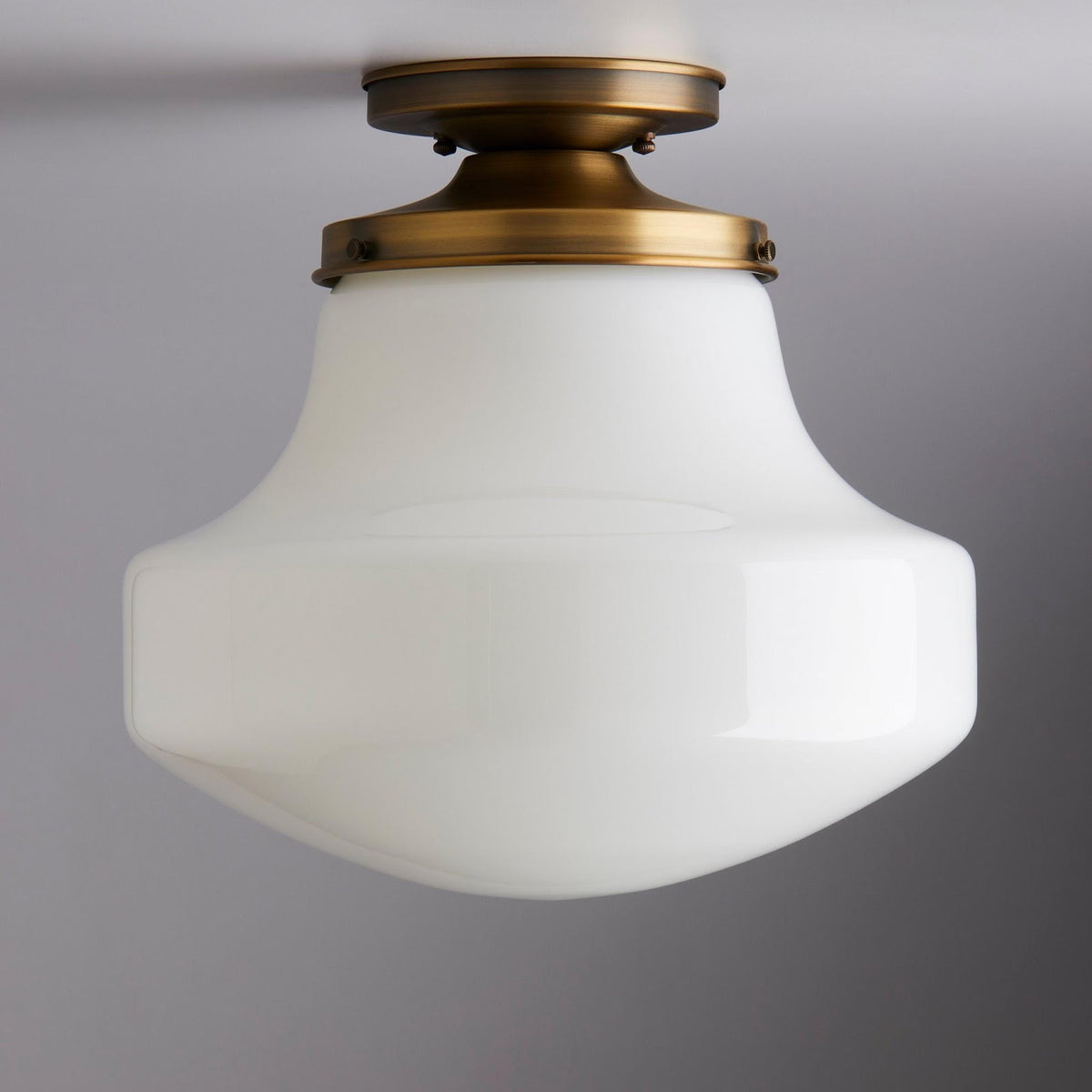 Thaddeus (Opal) | Flush – Olde Brick Lighting