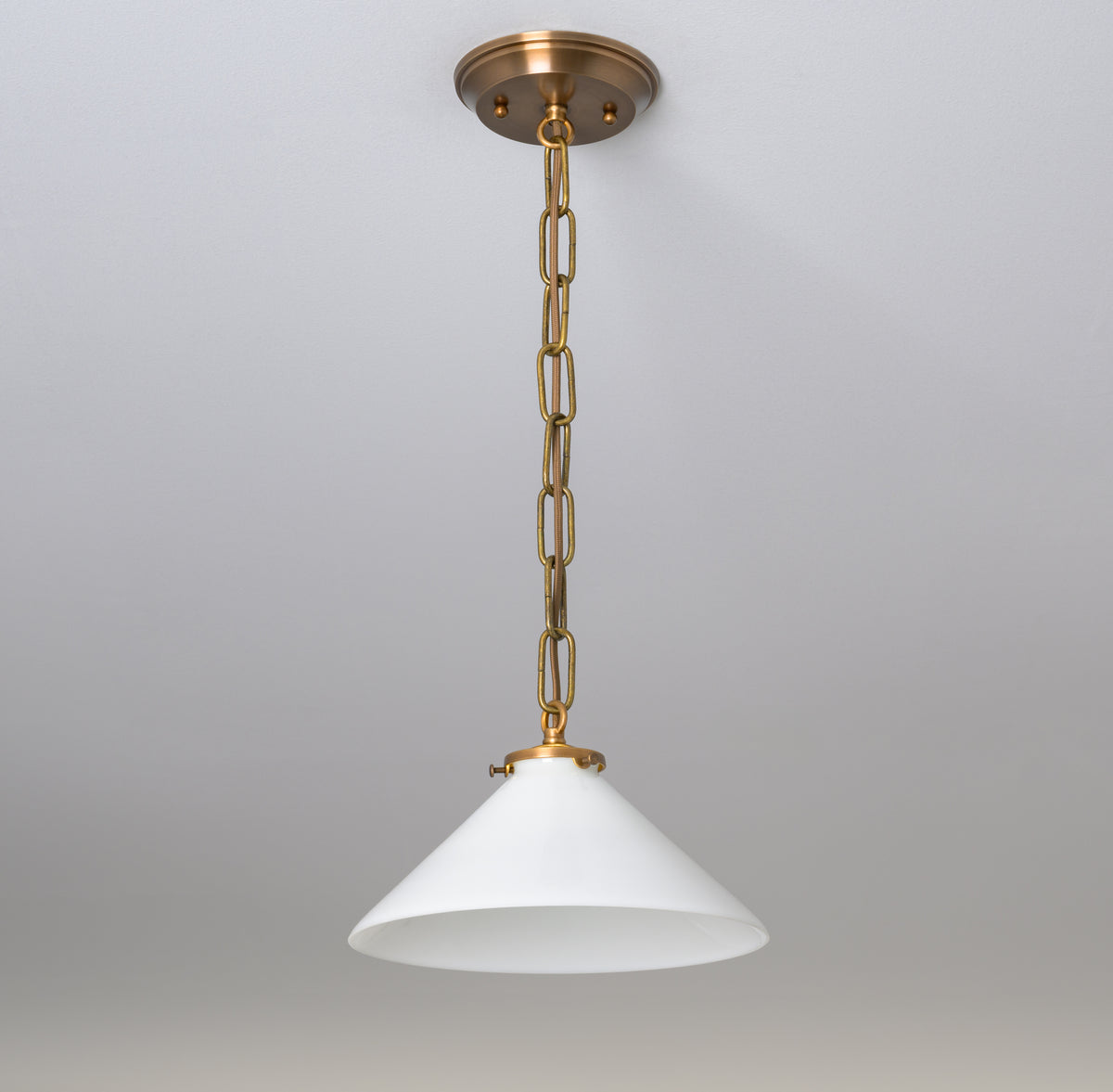 Beck (Opal) | Modern Chain Hung – Olde Brick Lighting