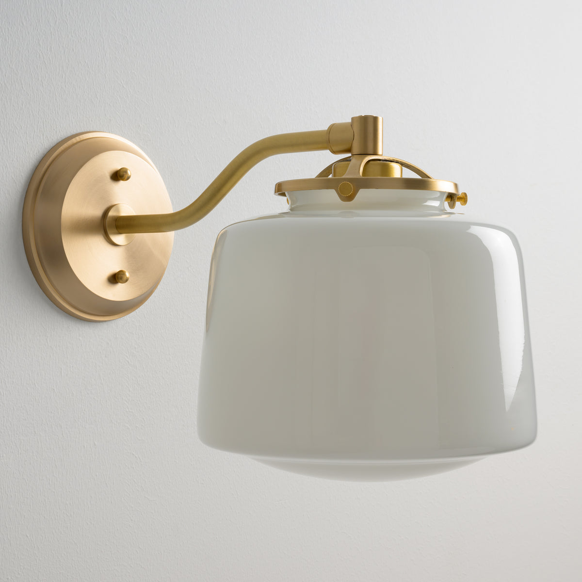 Rockford (Opal) | Modern Offset Sconce – Olde Brick Lighting