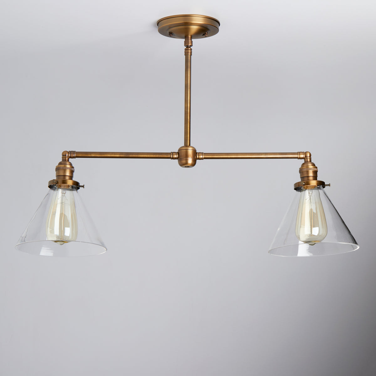 Beck (Clear) | Chandelier – Olde Brick Lighting