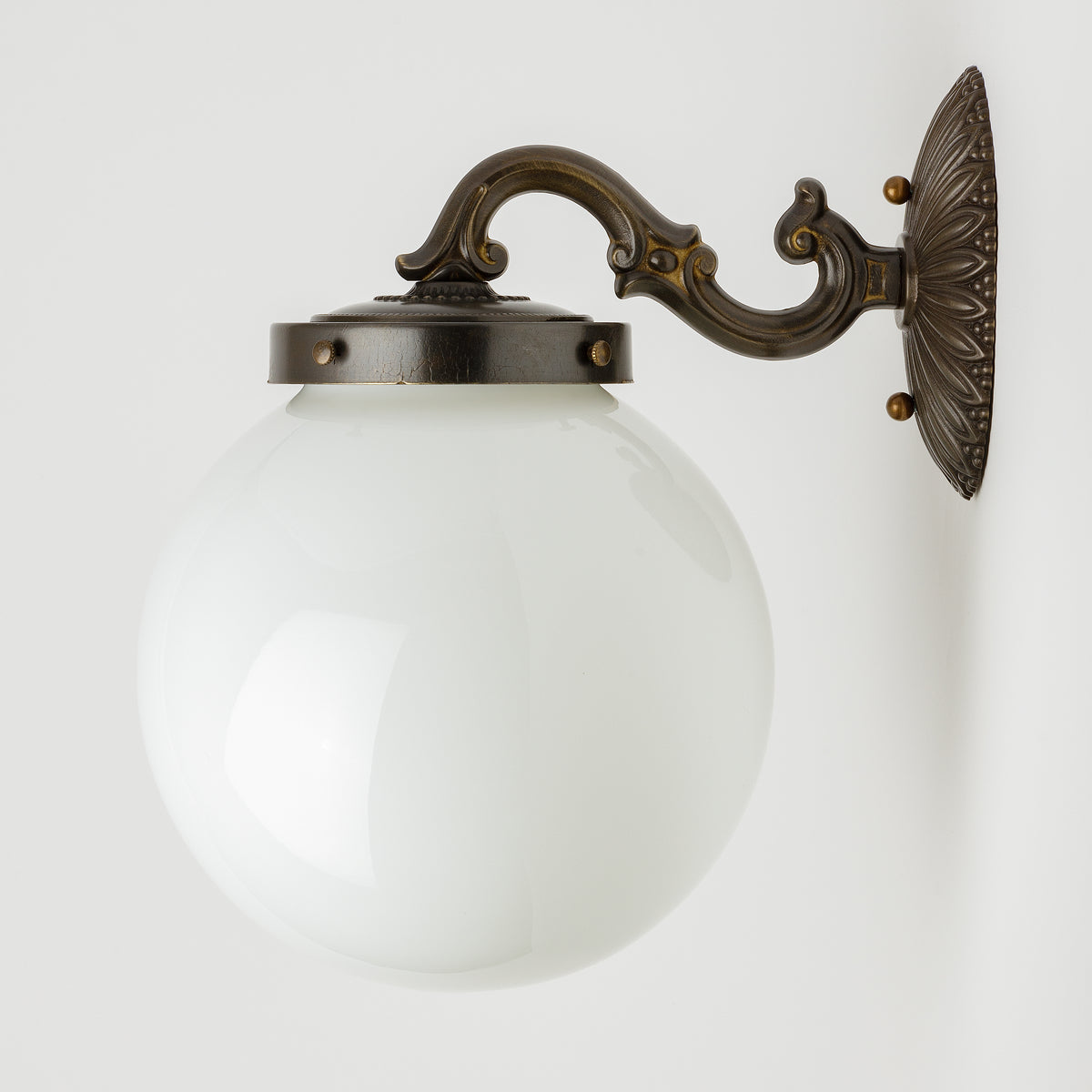 Hamilton (Opal) | Ornate Historic Sconce – Olde Brick Lighting