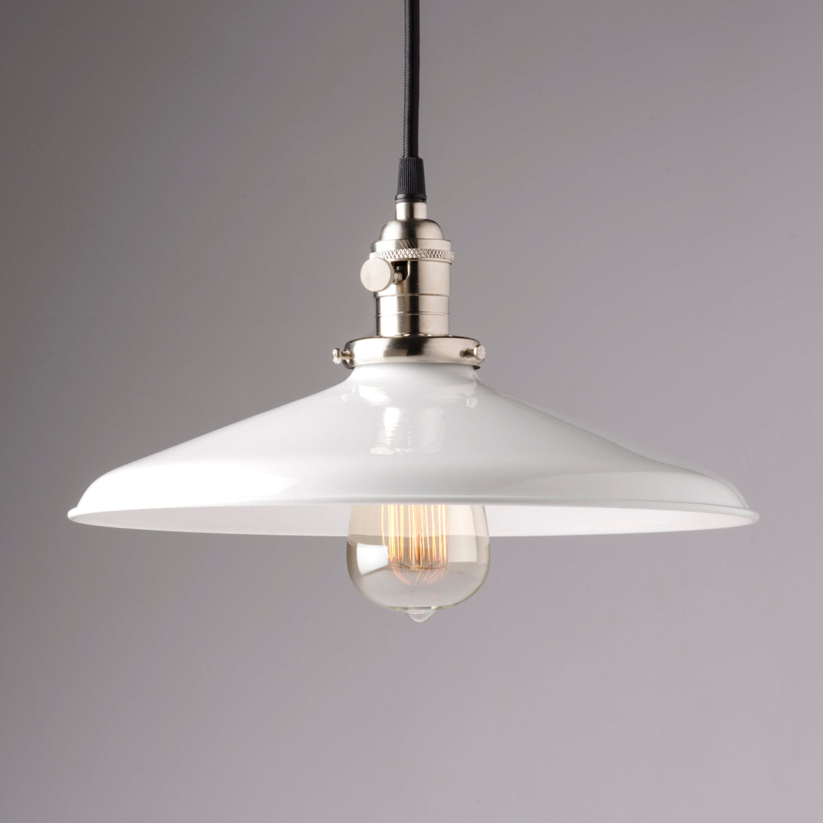 Warner (12" White) | Cord – Olde Brick Lighting