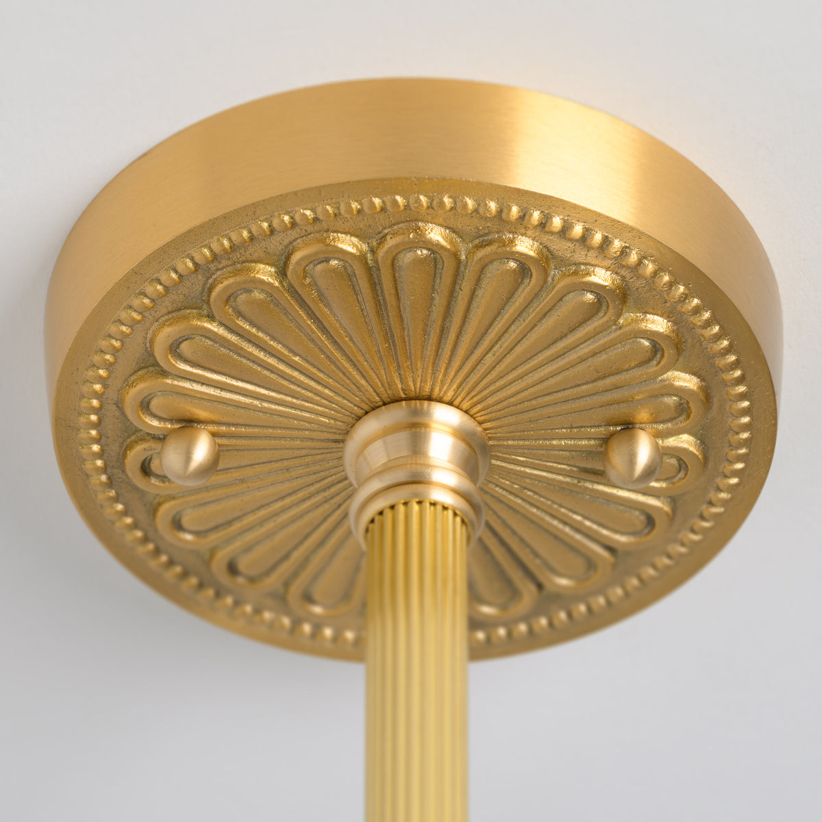 Linden (Opal) | Historic Ornate Down Rod – Olde Brick Lighting