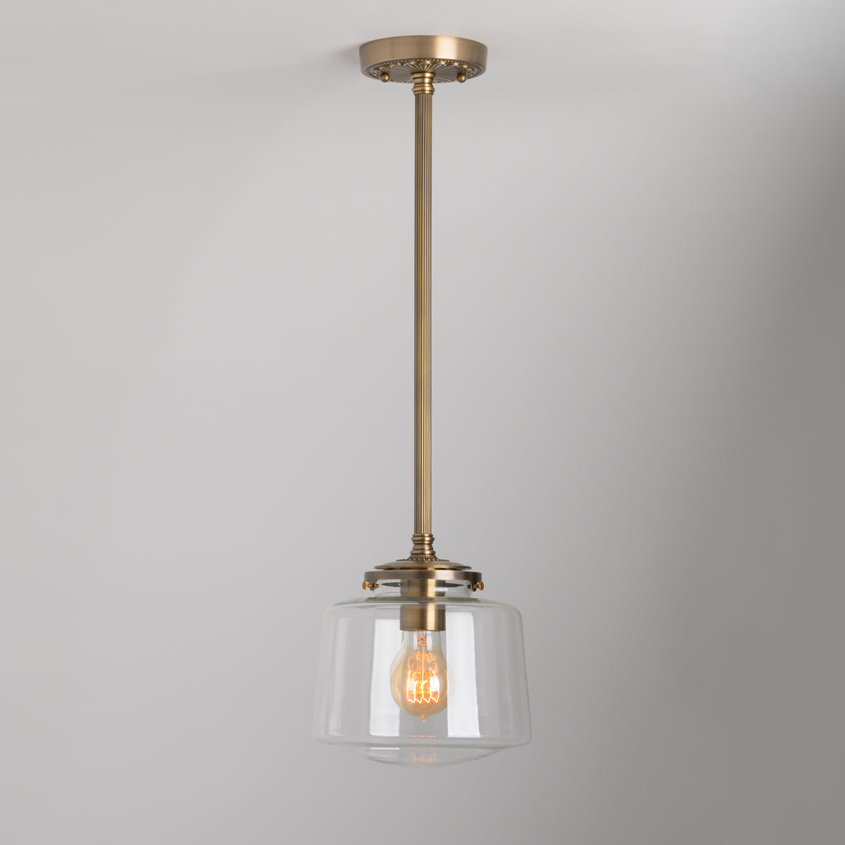 Rockford | Historic Ornate Down Rod – Olde Brick Lighting