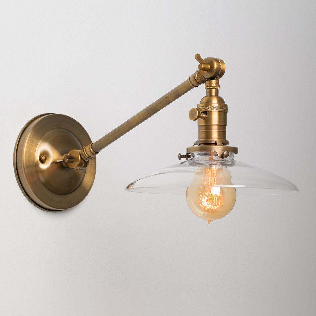 Slade (8") | Adjustable Arm Sconce – Olde Brick Lighting