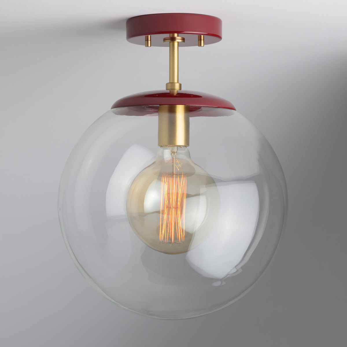 Bennington (Colors) | Modern Semi-Flush – Olde Brick Lighting