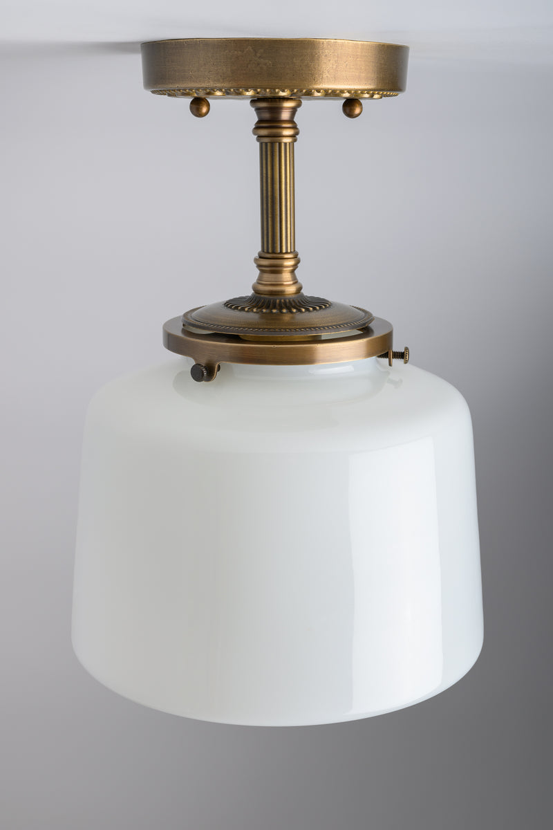 Rockford (Opal) | Historic Ornate Stem – Olde Brick Lighting