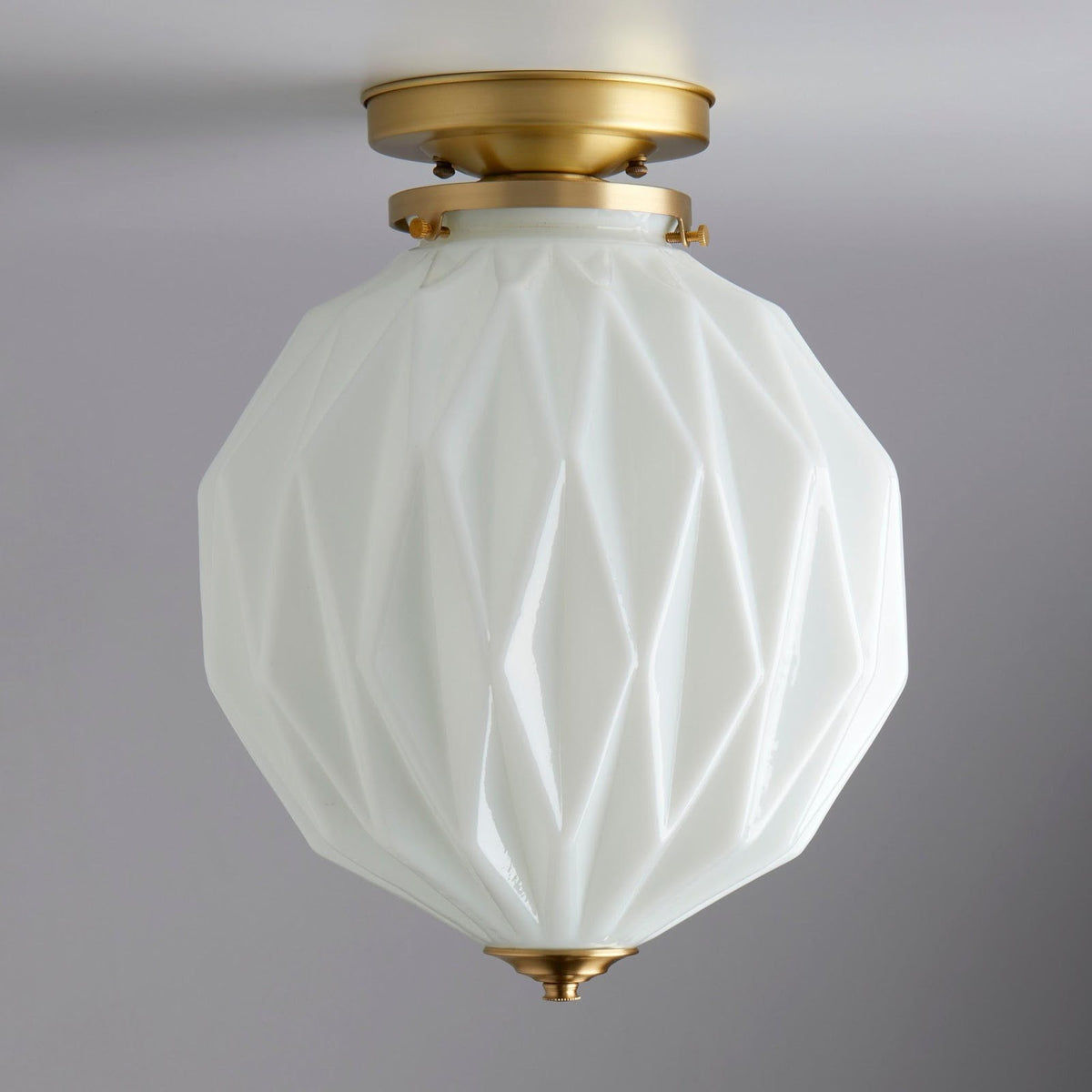 Lorraine (Opal) | Flush – Olde Brick Lighting