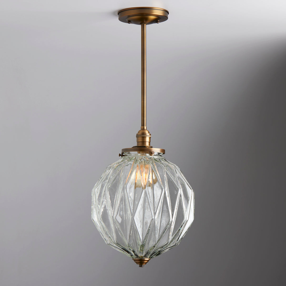 Lorraine (Clear) | Down Rod – Olde Brick Lighting