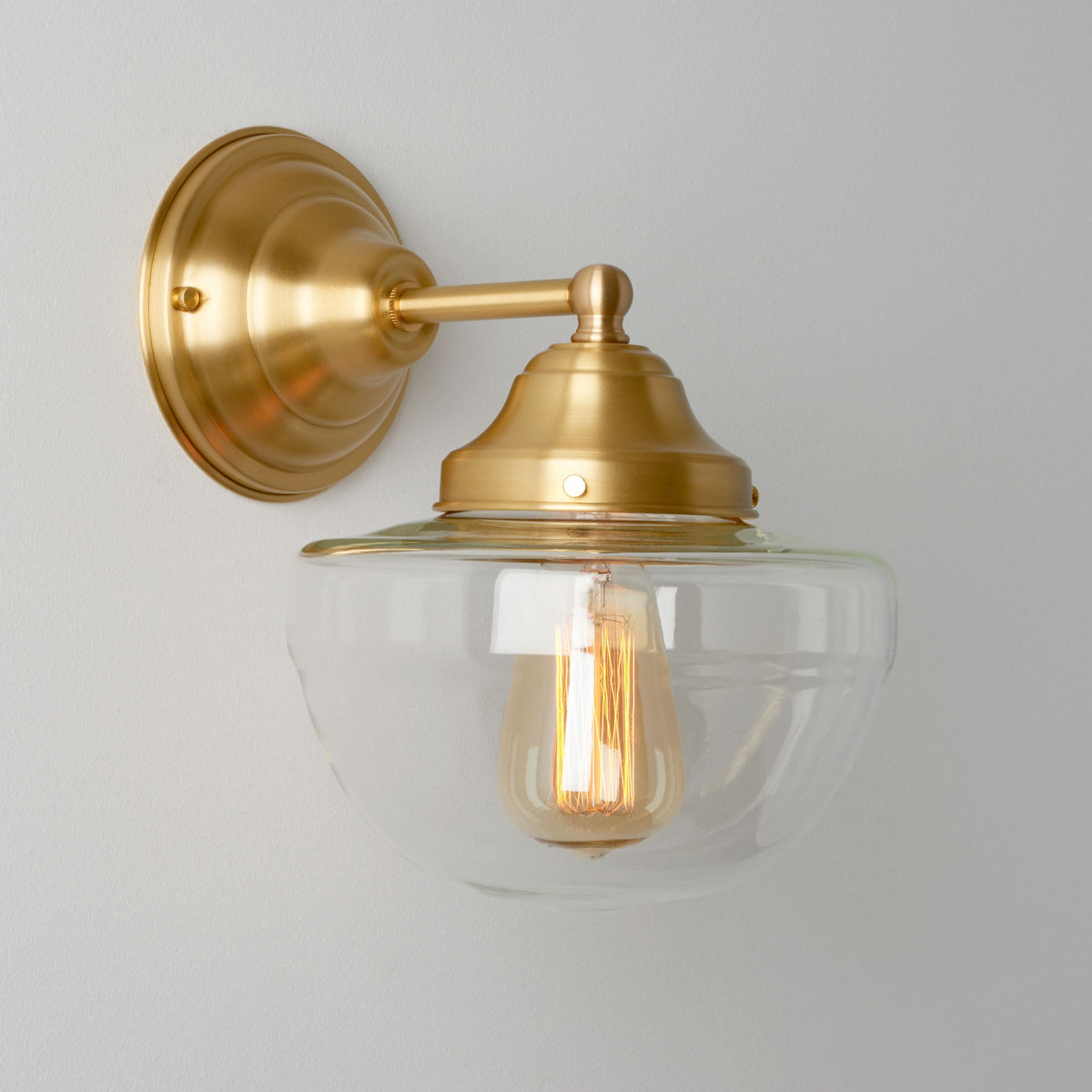 Ellicott (Clear) | Classic Sconce – Olde Brick Lighting