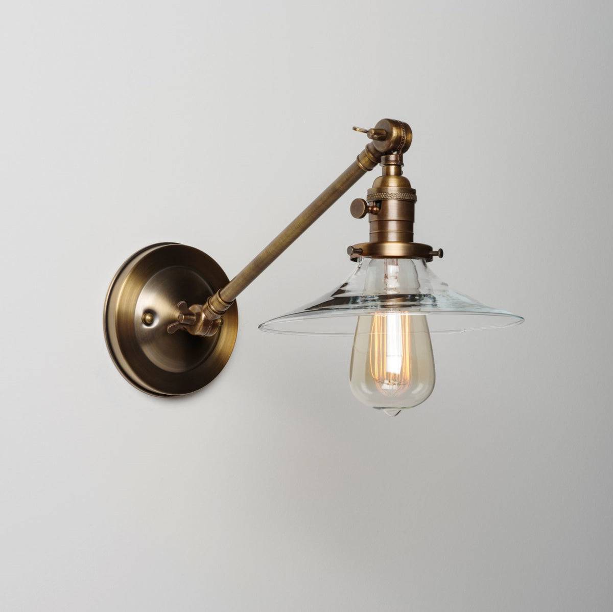 Slade (8") | Adjustable Arm Sconce – Olde Brick Lighting